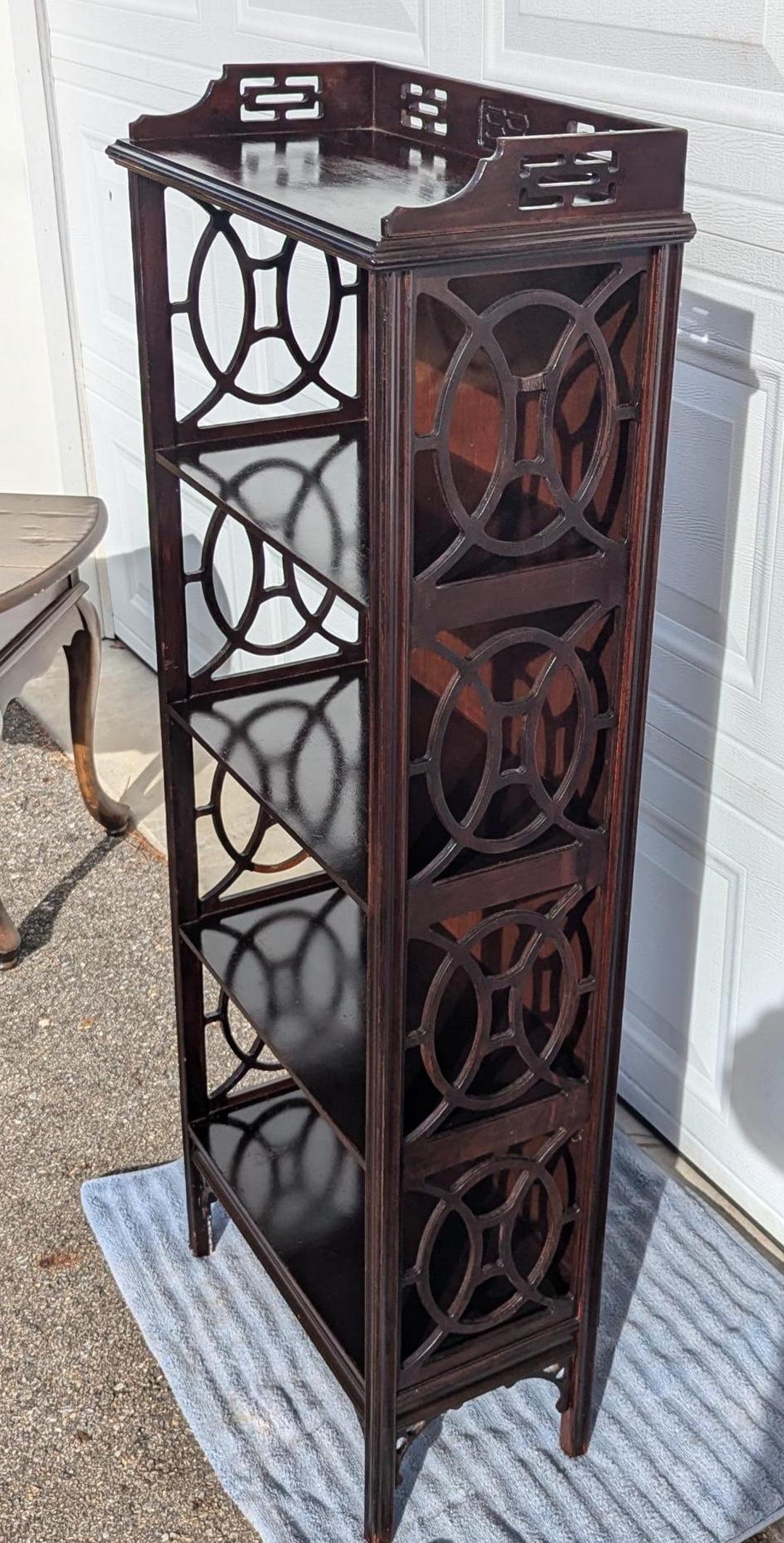 RARE Fantastic Find! Chippendale Display Shelf, Etagere, Bookshelf ...