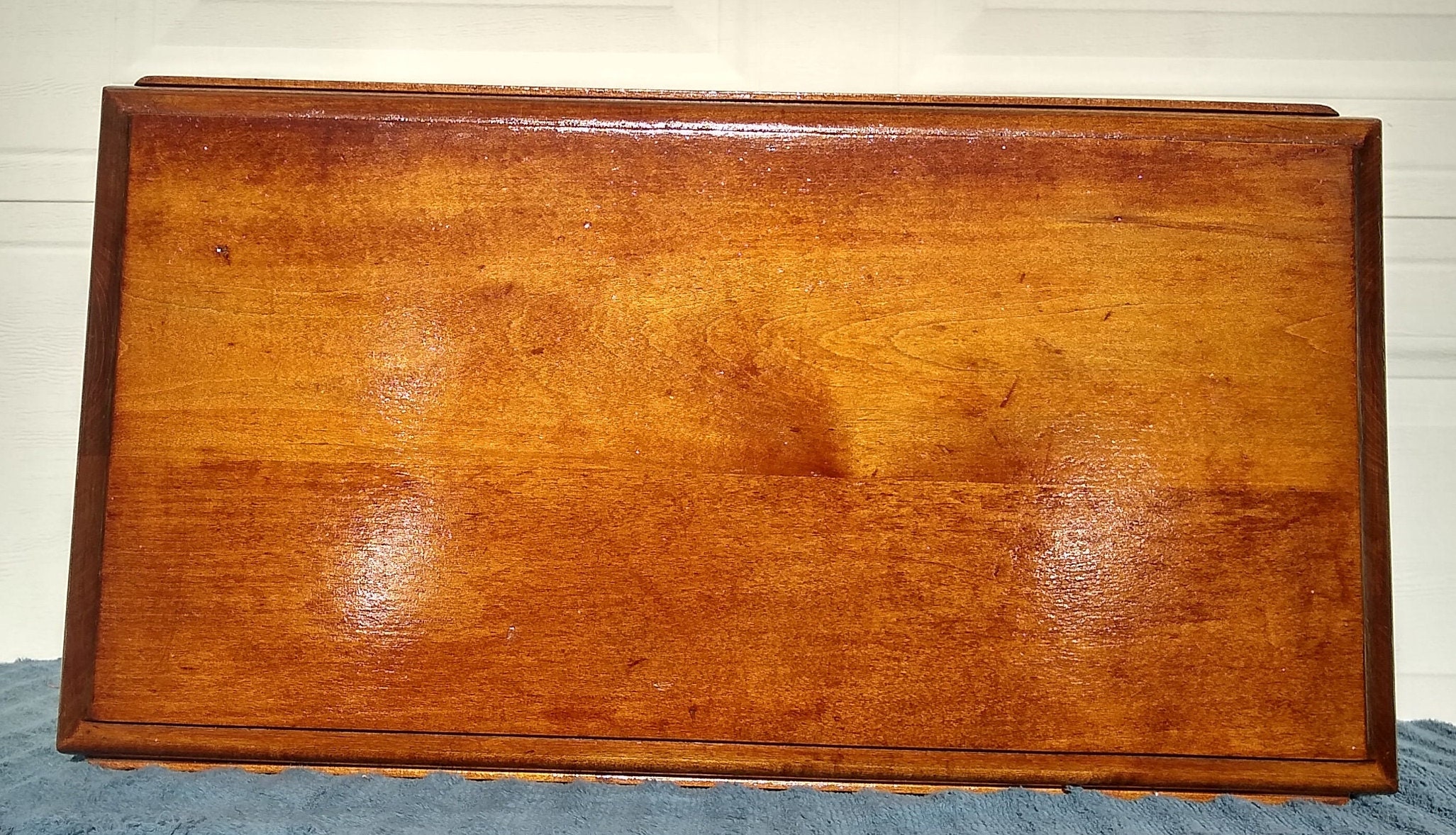 Solid Hard Rock Maple Colonial Style Drop Leaf Accent End Table ...