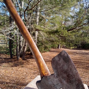 Fantastic Man Cave Decor 1800's Primitive Antique Broad Axe With ...