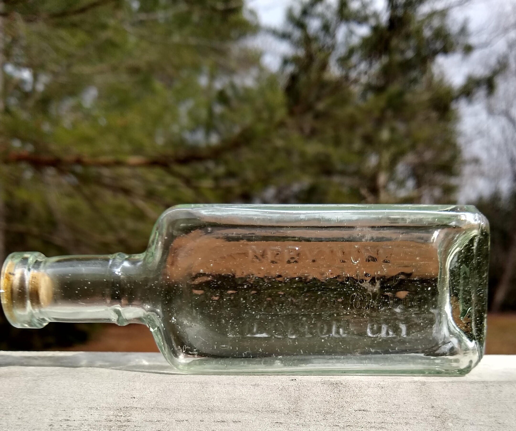 Early 1900 Quack Cure Nervine Bottle, Kingston Ont - Etsy