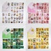 Kawaii Stamp Stickers Bright Color Stickers Kawaii Stickers - Etsy