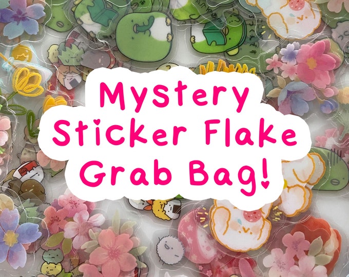 10 Sheets Cute Kawaii Mini Sticker Sheets(3”x3”)cute Stationery Grab ...