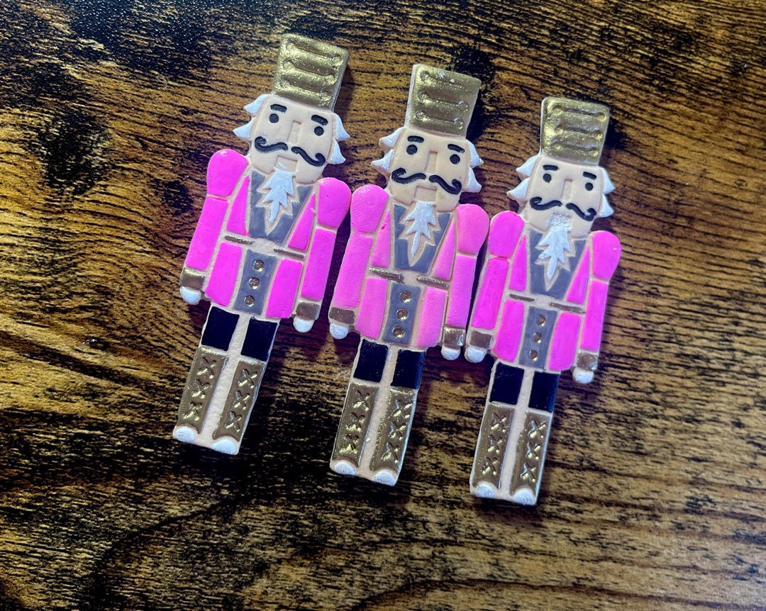 Nutcracker Hair Clip - Etsy