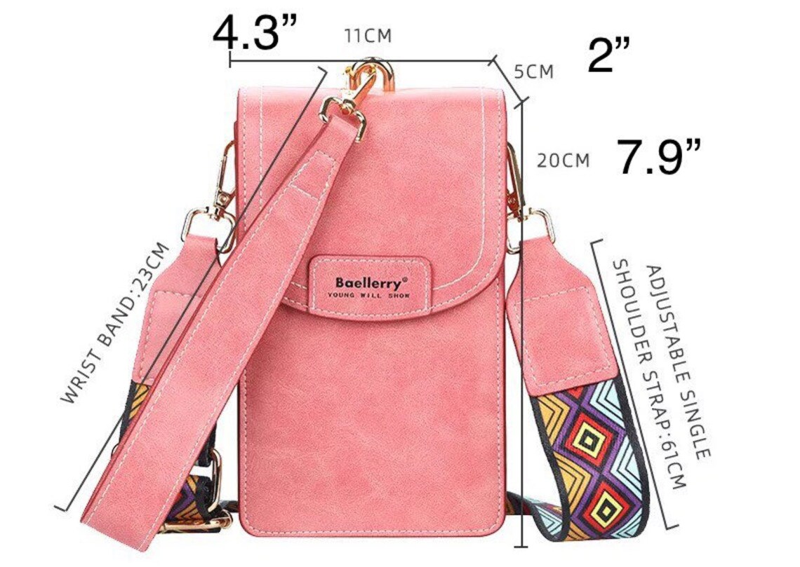 Phone Small Crossbody Purse, Small Cellphone Bag, Adjustable Hippie ...