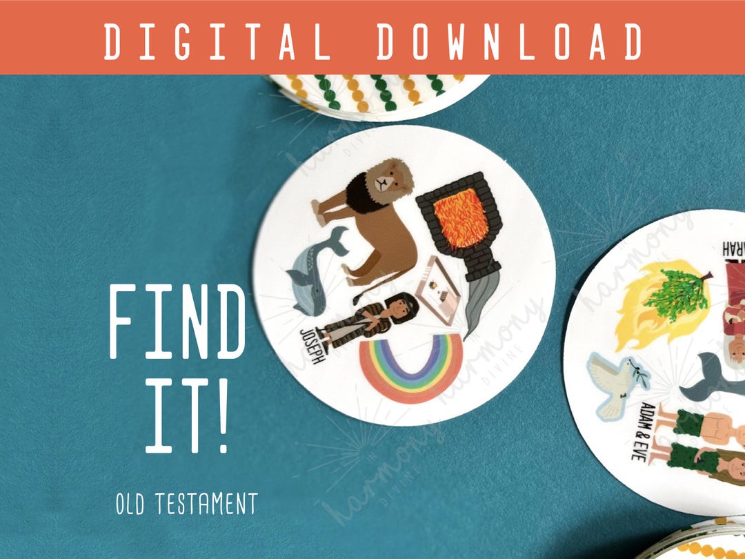 Find It! Game - Old Testament Version - DIGITAL DOWNLOAD - Etsy