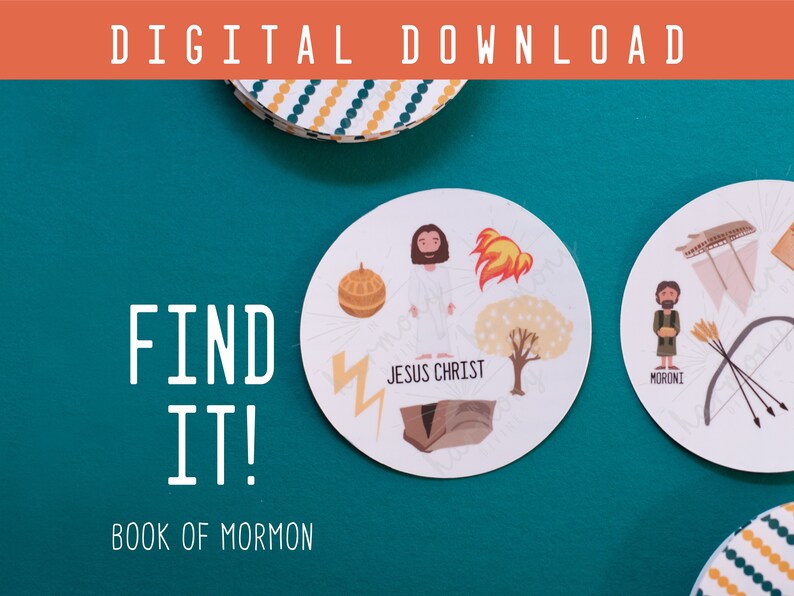 Find It! Game - Book of Mormon Version - DIGITAL DOWNLOAD - Etsy