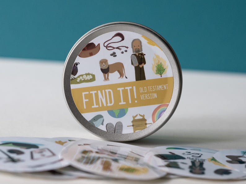 Find It! Game - Old Testament Version - Etsy