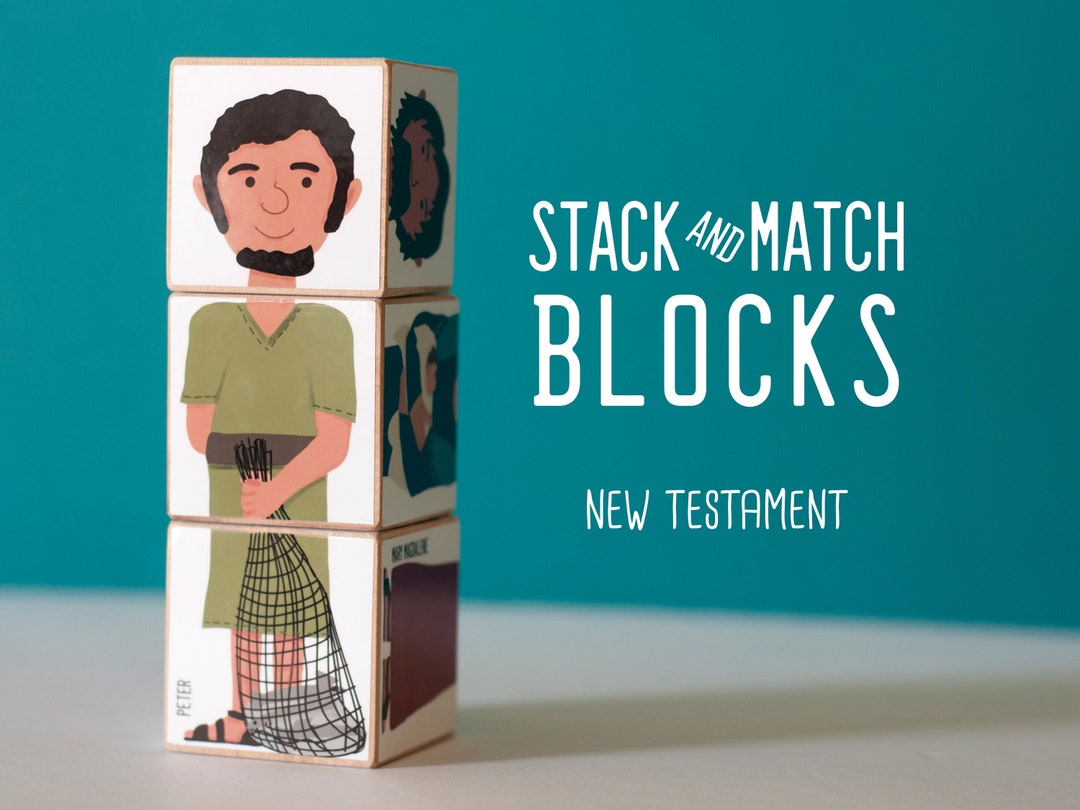 New Testament Stack & Match Blocks - Etsy