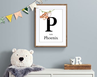 Cute Letter P Print - Etsy