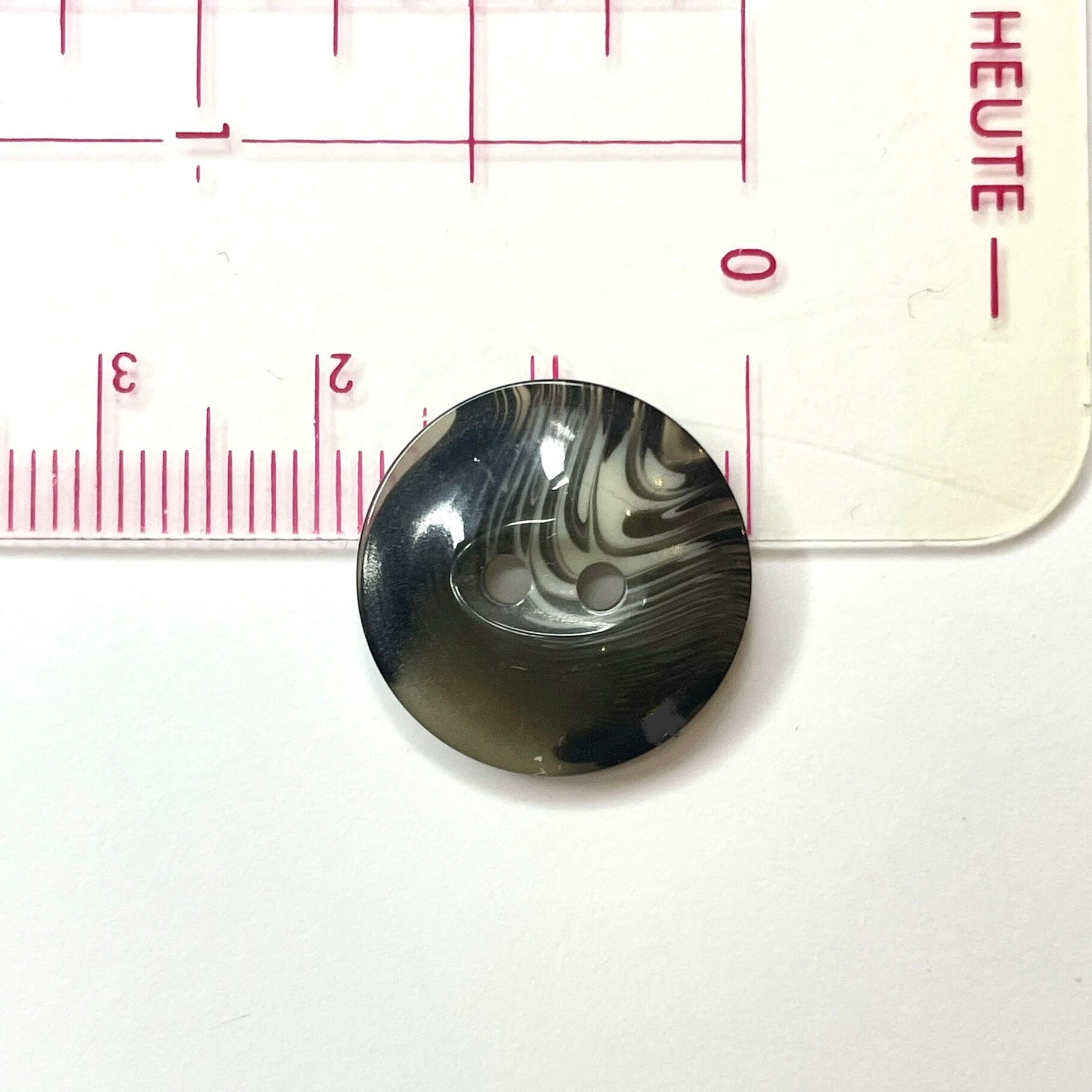 18MM 5 Vintage Dark Brown Buttons for Sewing Knitting 2hole No Rim ...