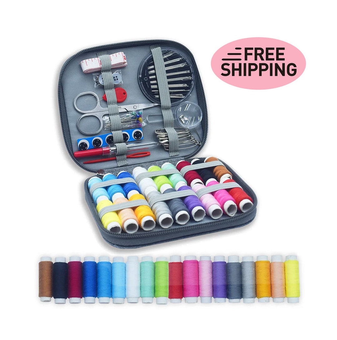 Compact Sewing Kit 86-piece Set for Kids, Beginners & Emergency Repairs ...