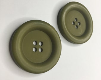 Olive Green Buttons | Etsy
