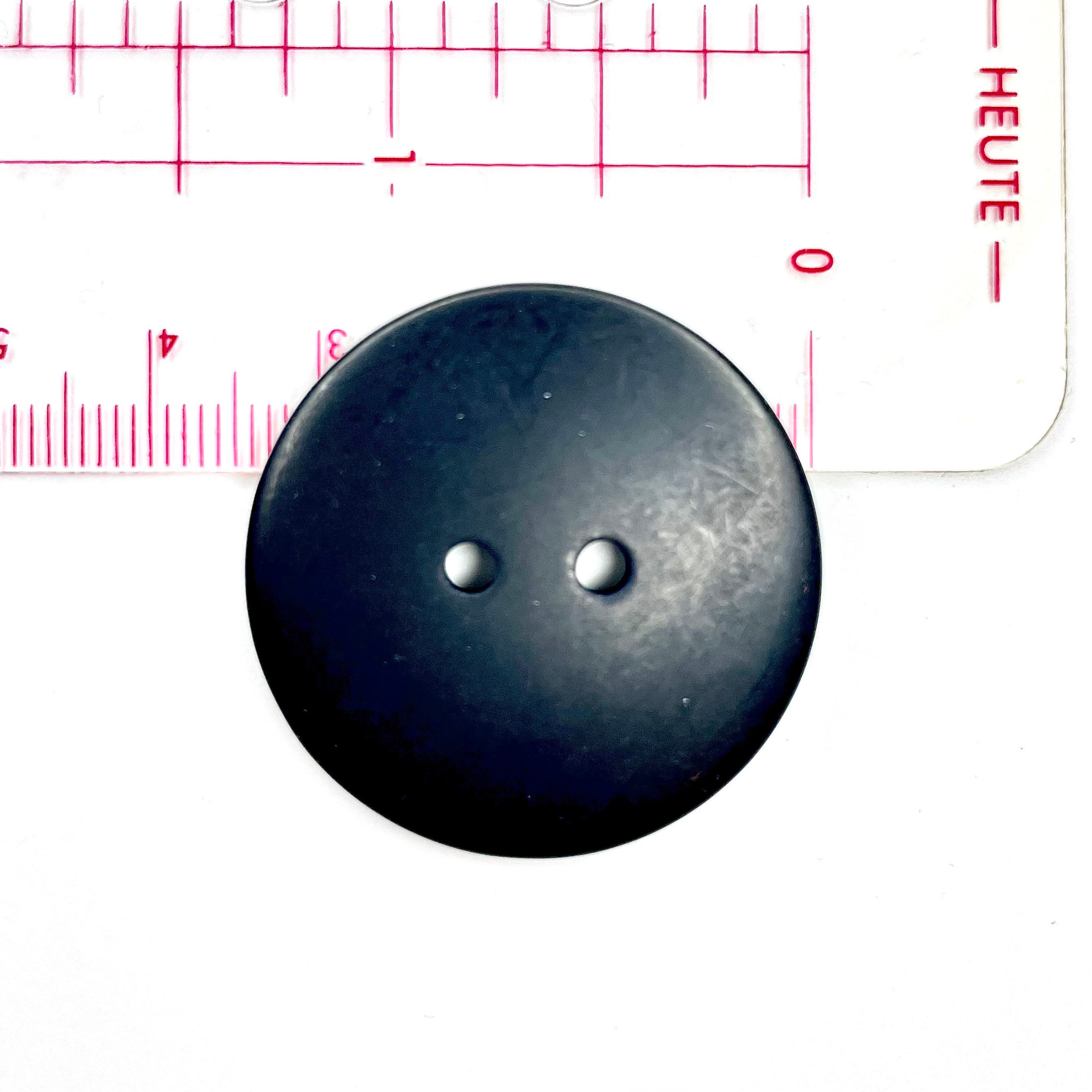 35MM 4 Big Black Buttons for Knitting and Sewing 2hole - Etsy