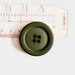 40MM 4 Vintage Olive Buttons for Knitting Sewing 4hole Buttons With Rim ...