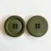 40MM 4 Vintage Olive Buttons for Knitting Sewing 4hole Buttons With Rim ...
