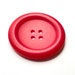 42MM 1 Big Vintage Red Buttons for Sewing Knitting 4hole With Rim ...