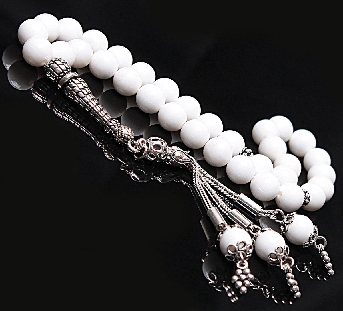 REAL Shell , Islamic Prayer 33 Beads, Tasbih, Tesbih, Misbaha, Tasbeeh ...