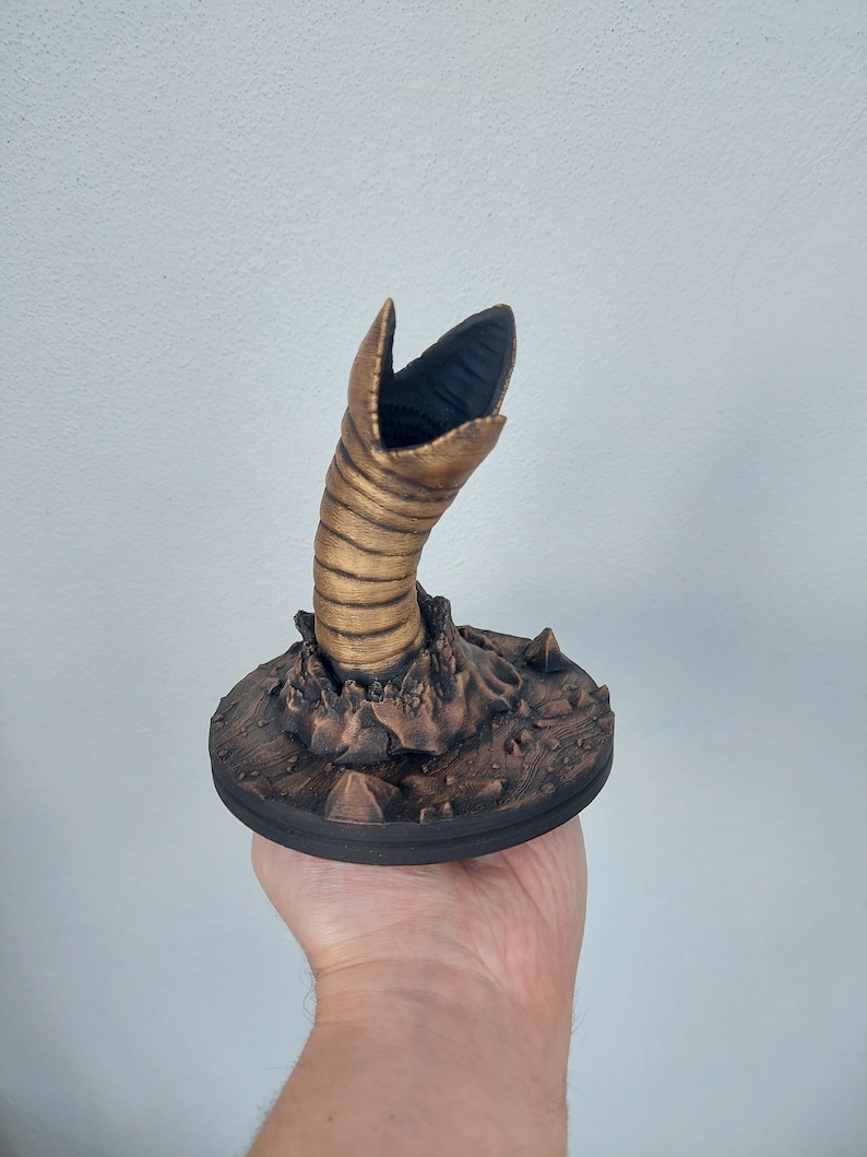 Dune Sandworm - Hand Painted Figure - Etsy