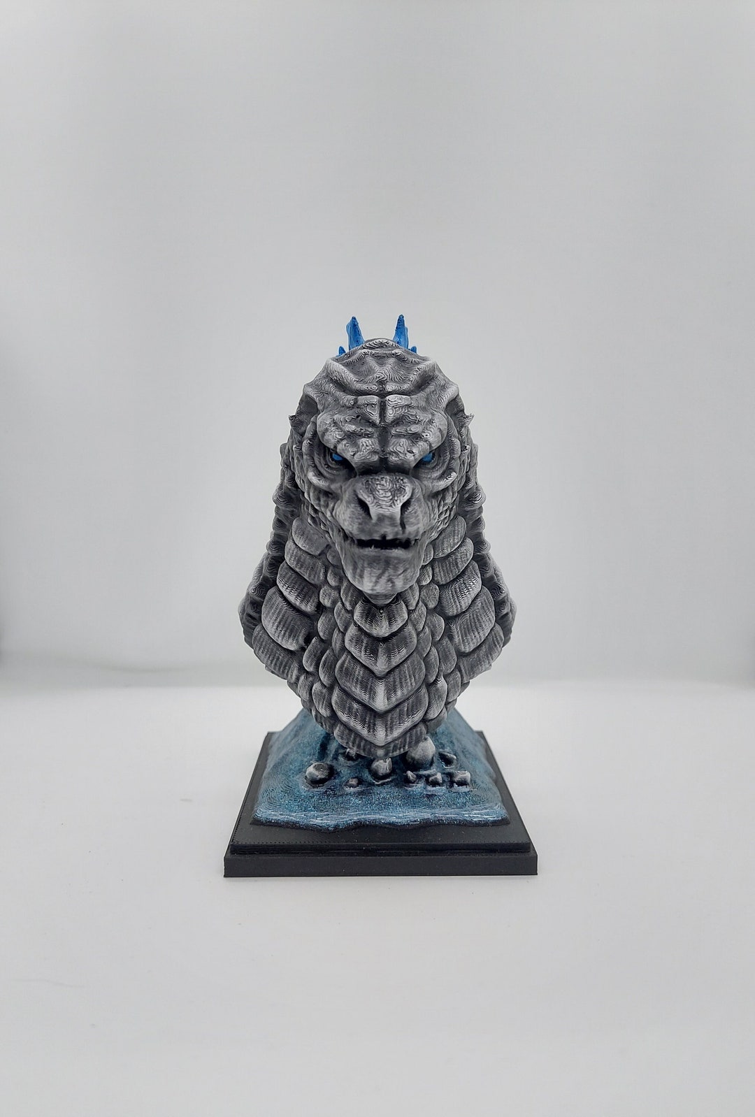 Godzilla Bust - Hand-painted Figure - Etsy