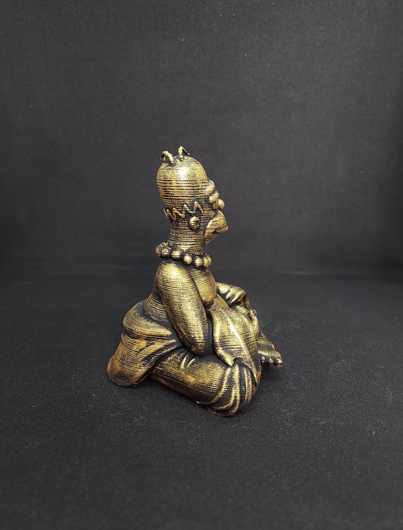 Homer Simpson Buddha 3D Printed Statue - Etsy Canada