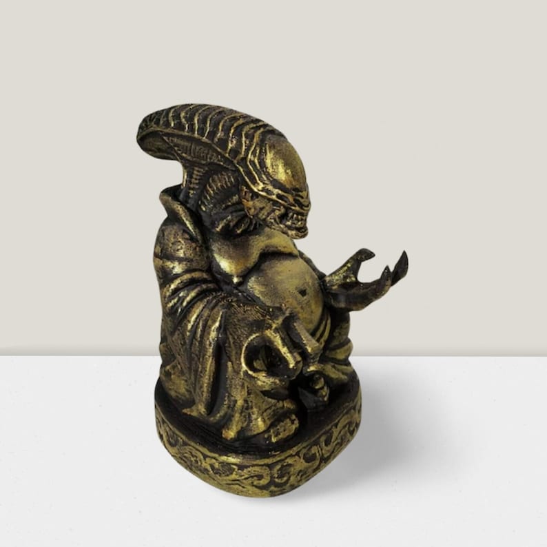 Buddha Alien Xenomorph - 3D Printed Statue - Etsy