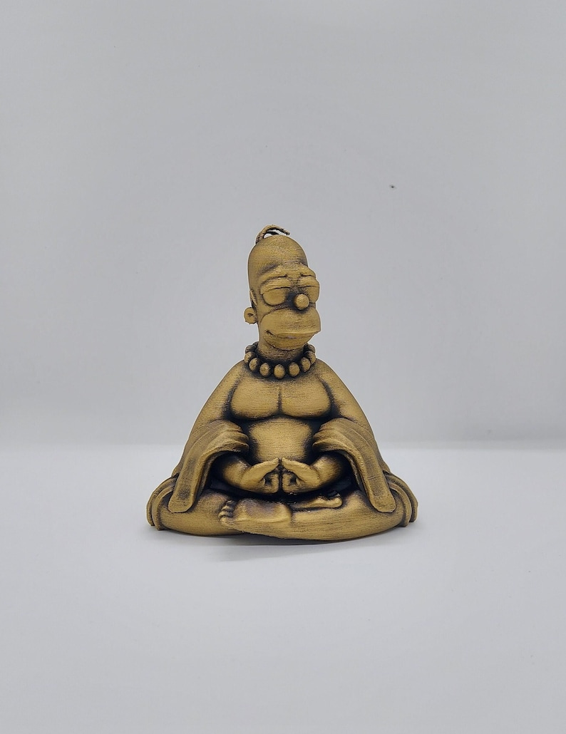 Homer Simpson Buddha, 3D Printed Statue - Etsy