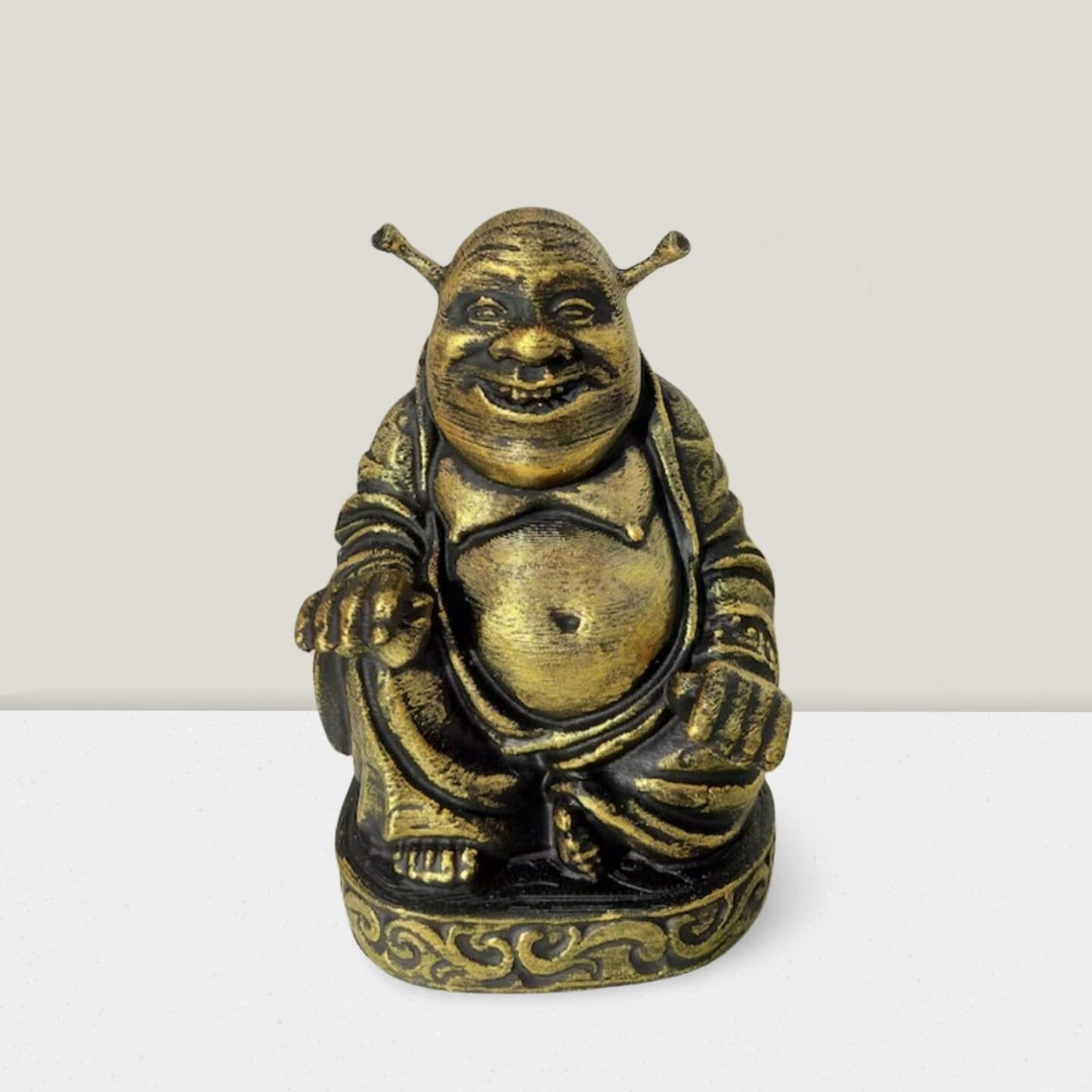 Buddha Shrek 3D Printed Statue - Etsy Australia