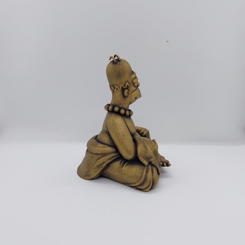 Homer Simpson Buddha, 3D Printed Statue - Etsy