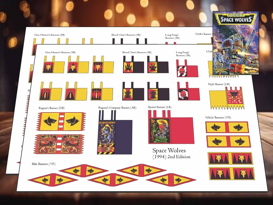 Space Wolves Banners - Etsy