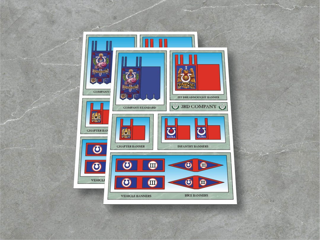 Ultra (3rd Company) - Replacement Banners - Etsy