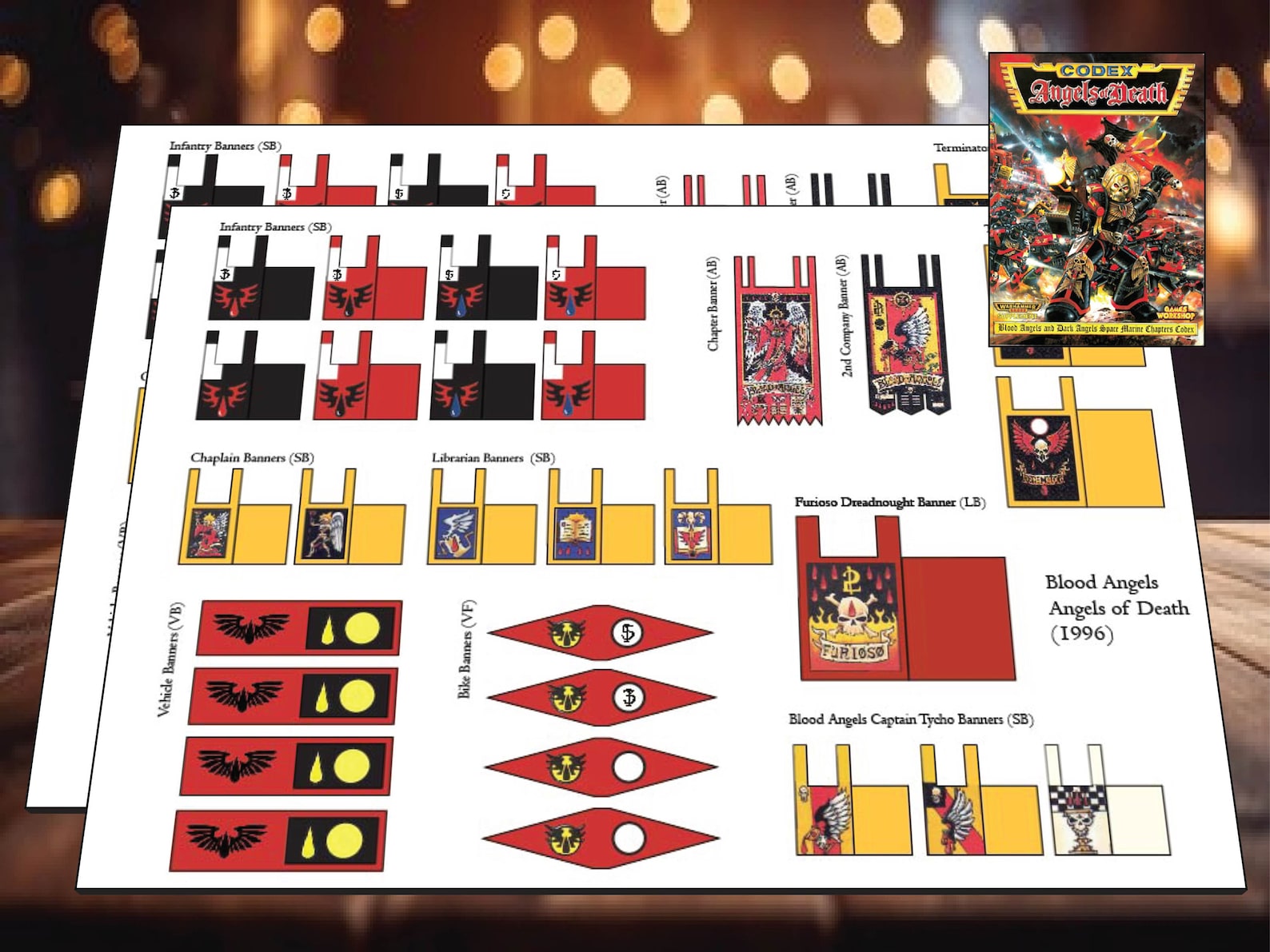 Blood Angels Banners - Etsy