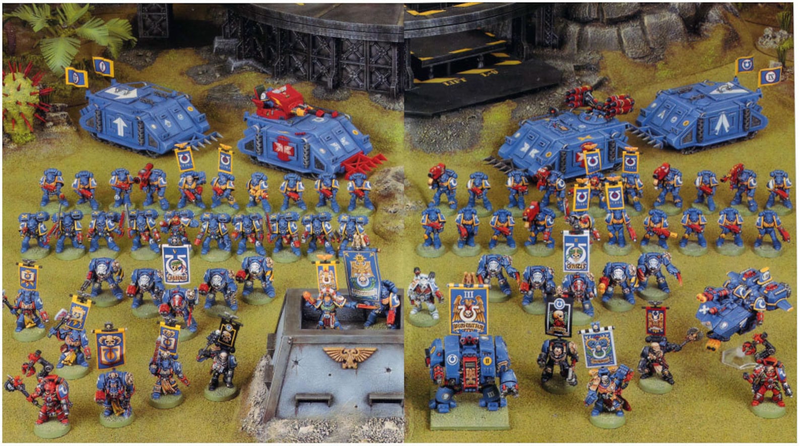 Warhammer 40k Ultramarines 2nd Edition Banners - Etsy