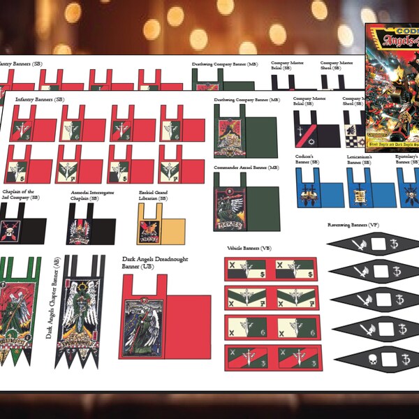 Dark Angels Banner - Etsy