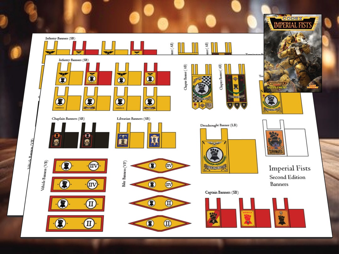 Imperial Fists Banners - Etsy