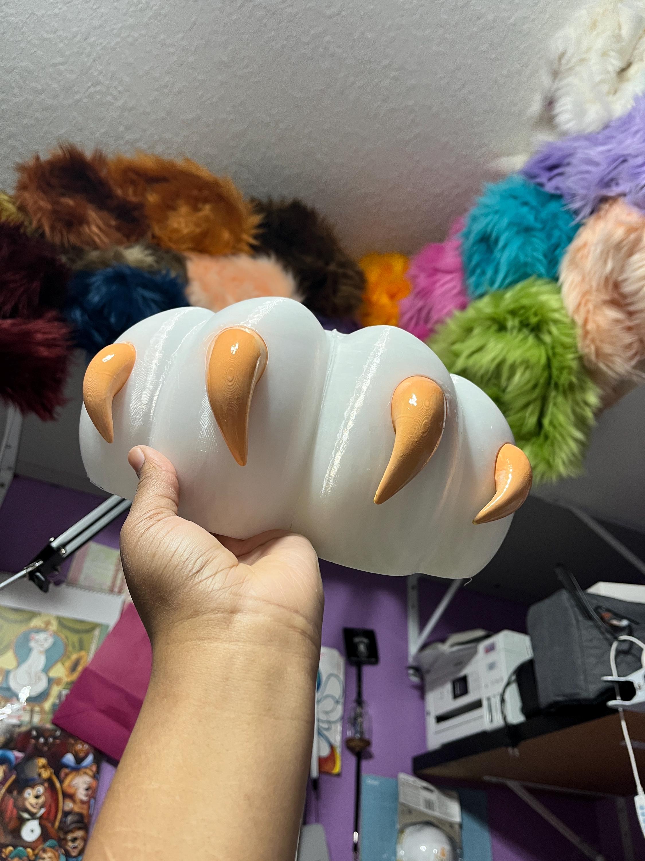 3D Printed Fursuit Toes & Claws TPU - Etsy