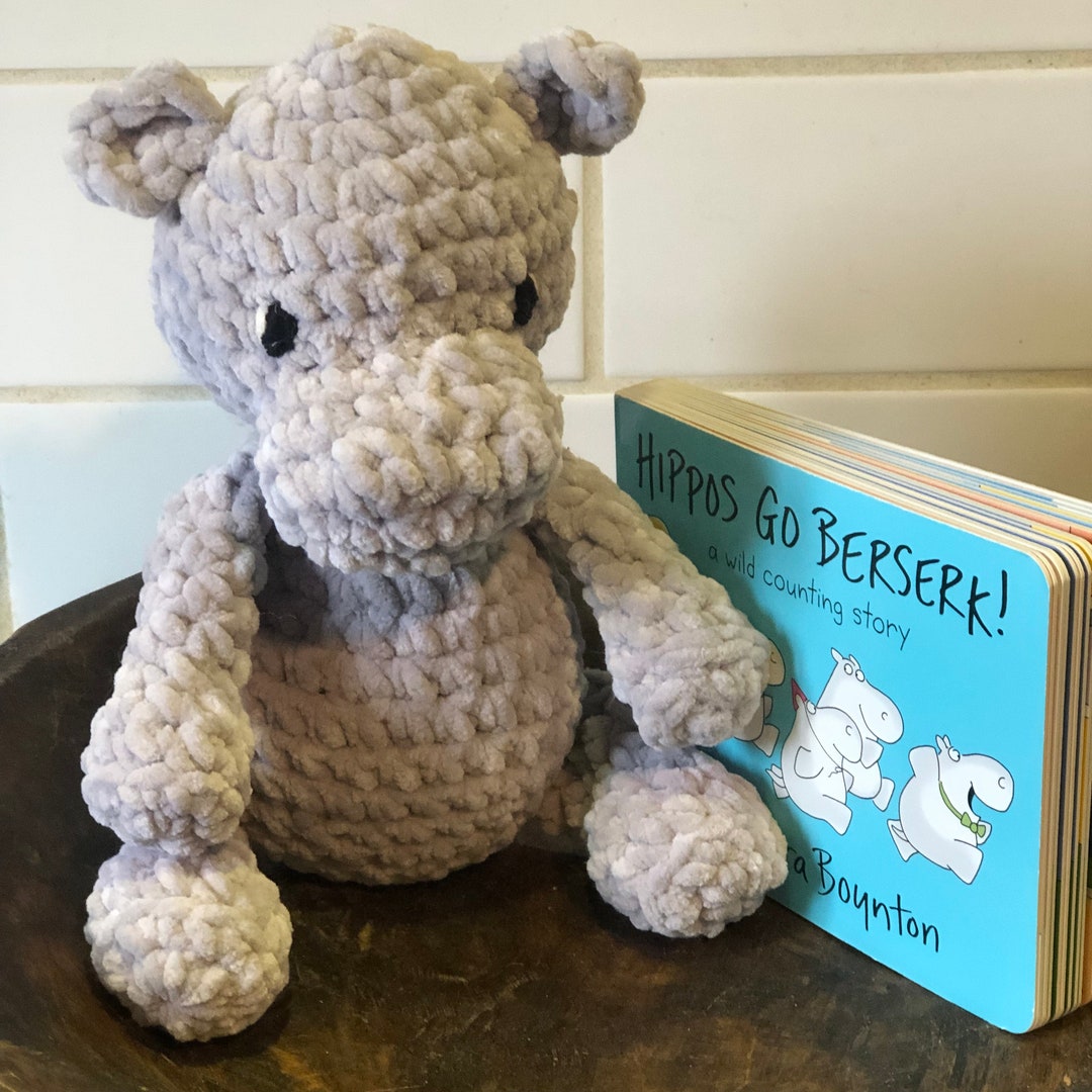 Hankie the Hippo is a Crocheted Hippopotamus That is a Soft,plush ...