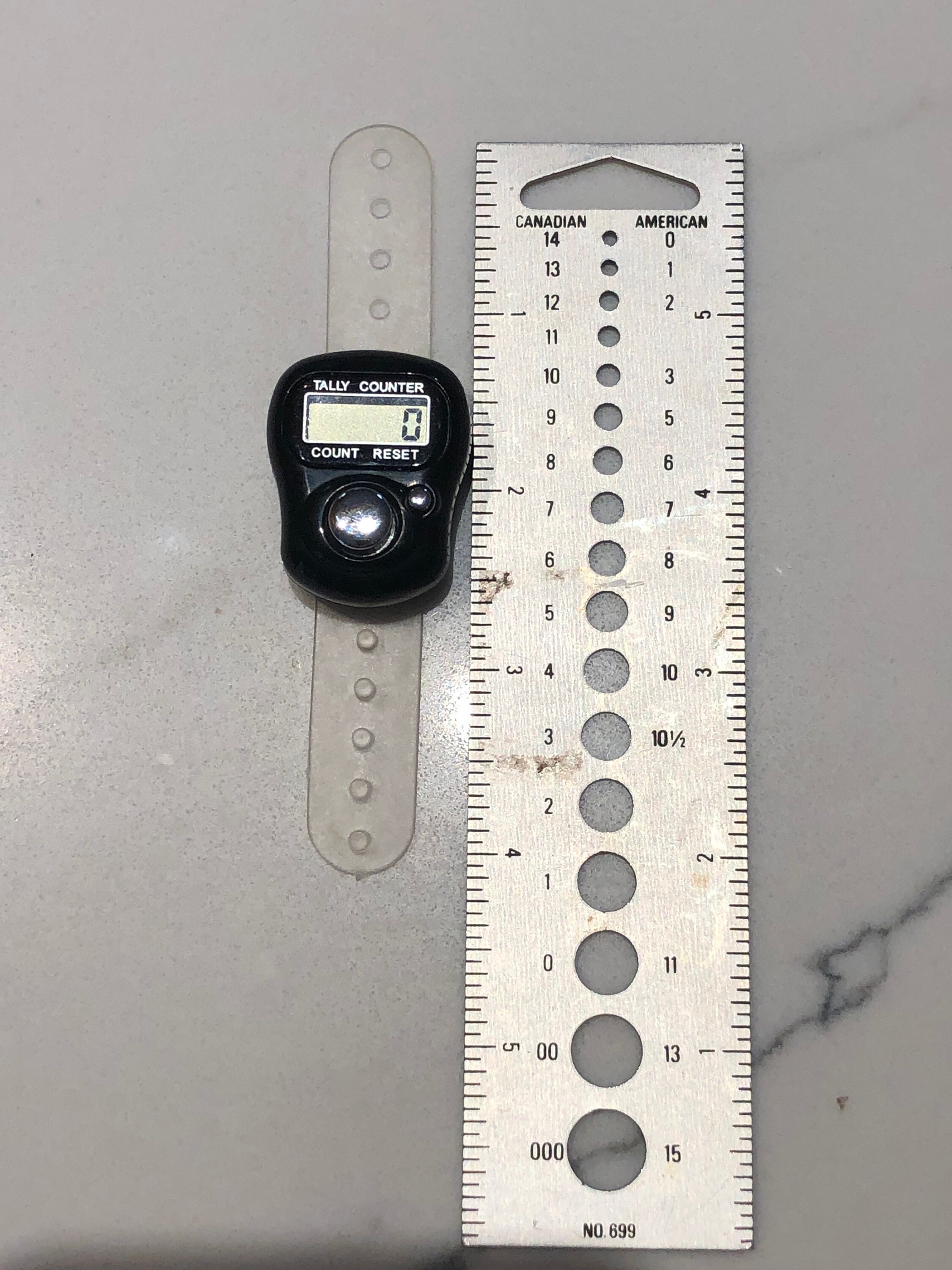 Finger Row Counter, Digital Row Counter, Ring Knitting Crochet Tracker ...