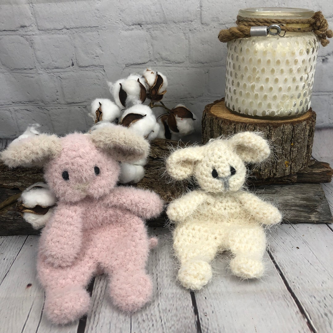 Maisie the Mouse is Handmade, Crocheted Snuggler Made With Fuzzy Yarn ...