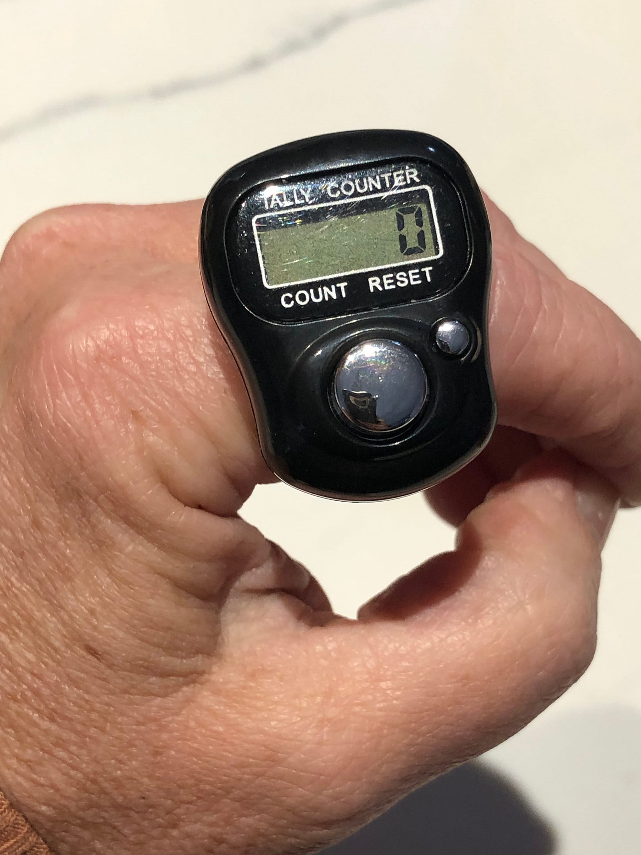 Finger Row Counter, Digital Row Counter, Ring Knitting Crochet Tracker ...