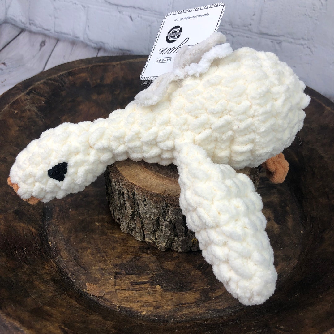 Baby Goose Stuffie/crochet Bird/duck/mallard Cuddler/baby Lovey ...