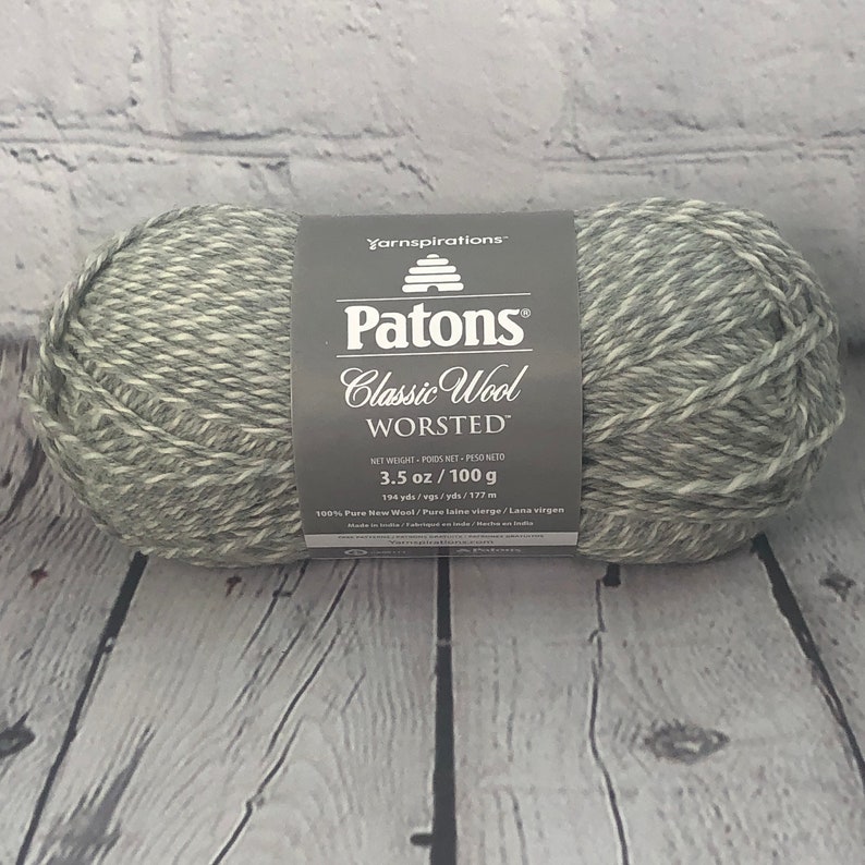 Patons Classic Wool Worsted, Worsted Yarn, Wool Yarn, Hat Yarn, Thick ...