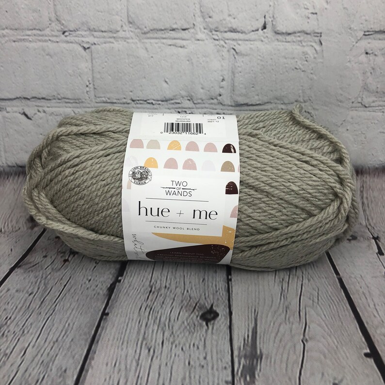 Lion Brand Hue & Me is a Bulky Wool Blended Yarn Created With Two of ...