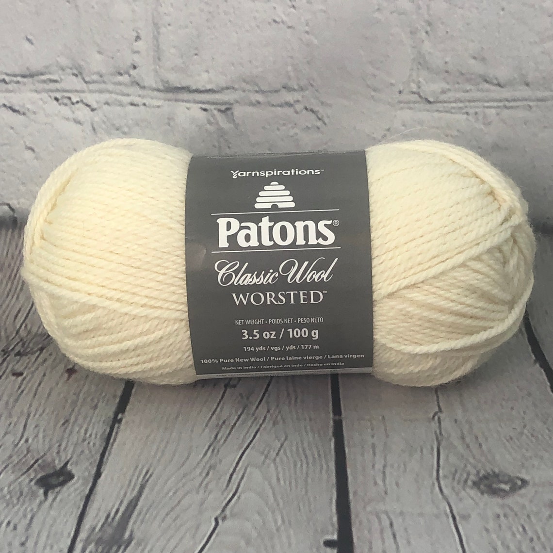 Patons Classic Wool Worsted, Worsted Yarn, Wool Yarn, Hat Yarn, Thick ...