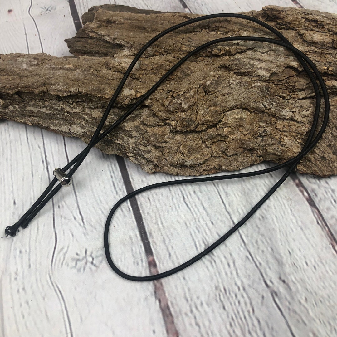 Chinstrap for Dockside Wide Brim Hat That is a 42" Black Nylon 3mm Cord ...