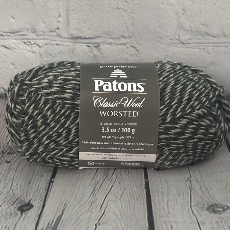 Patons Classic Wool Worsted, Worsted Yarn, Wool Yarn, Hat Yarn, Thick ...
