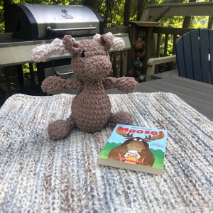 Montie the Moose is a Handmade, Crocheted Snuggler That Makes for a ...