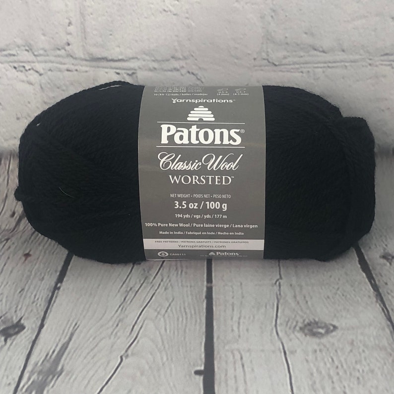 Patons Classic Wool Worsted, Worsted Yarn, Wool Yarn, Hat Yarn, Thick ...