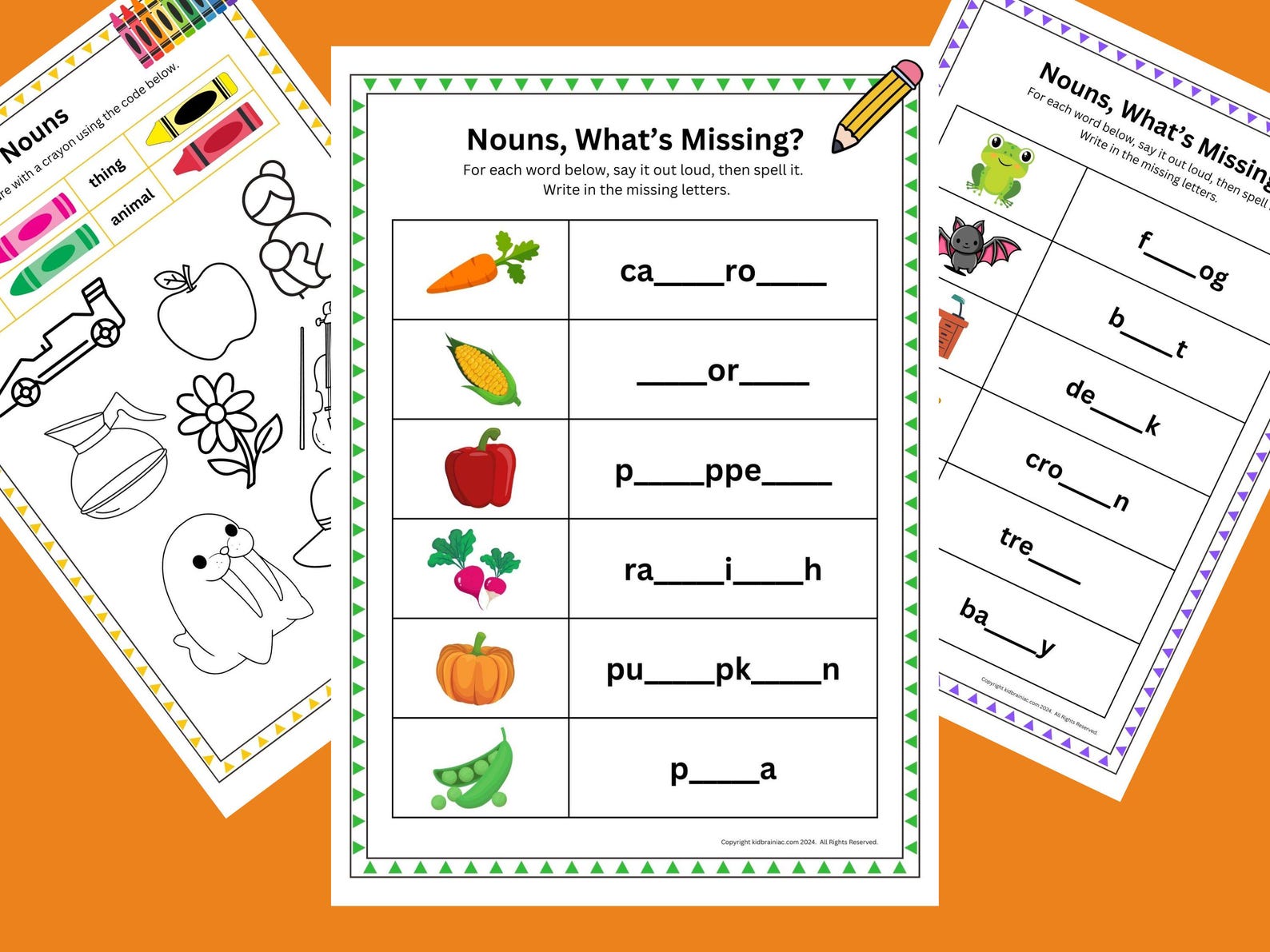 First Grade Vocabulary Activity Book Spelling Sight Words Worksheets ...