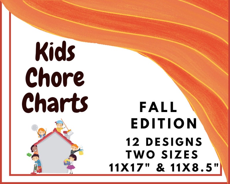 Chore Chart for Kids, Kids Chores, Kids Chore Chart, Responsibility ...