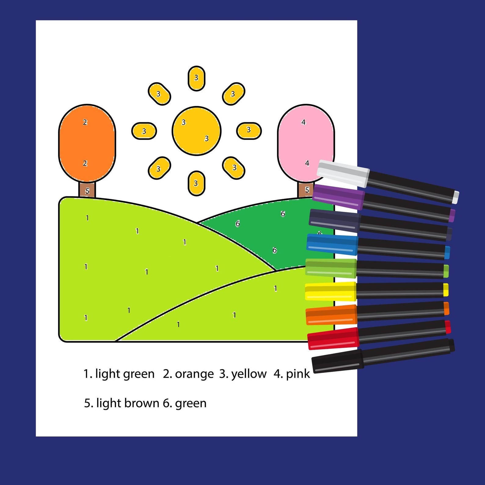 Coloring Book for Kids PRINTABLE Color by Number 100 Pages Coloring ...